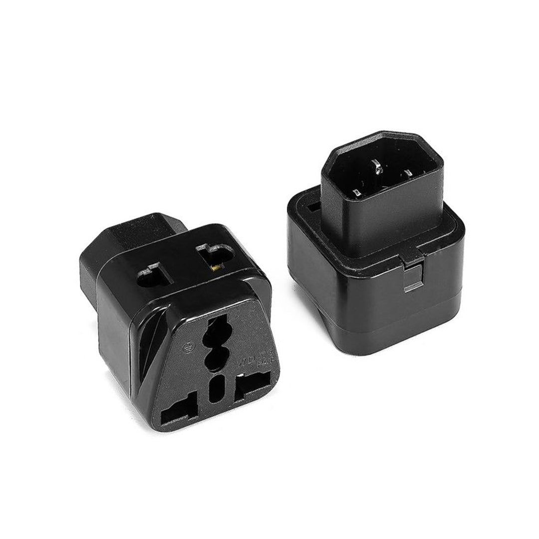 Black Adapter Plug IEC C14 10A 250V – TRONIC UGANDA LIMITED