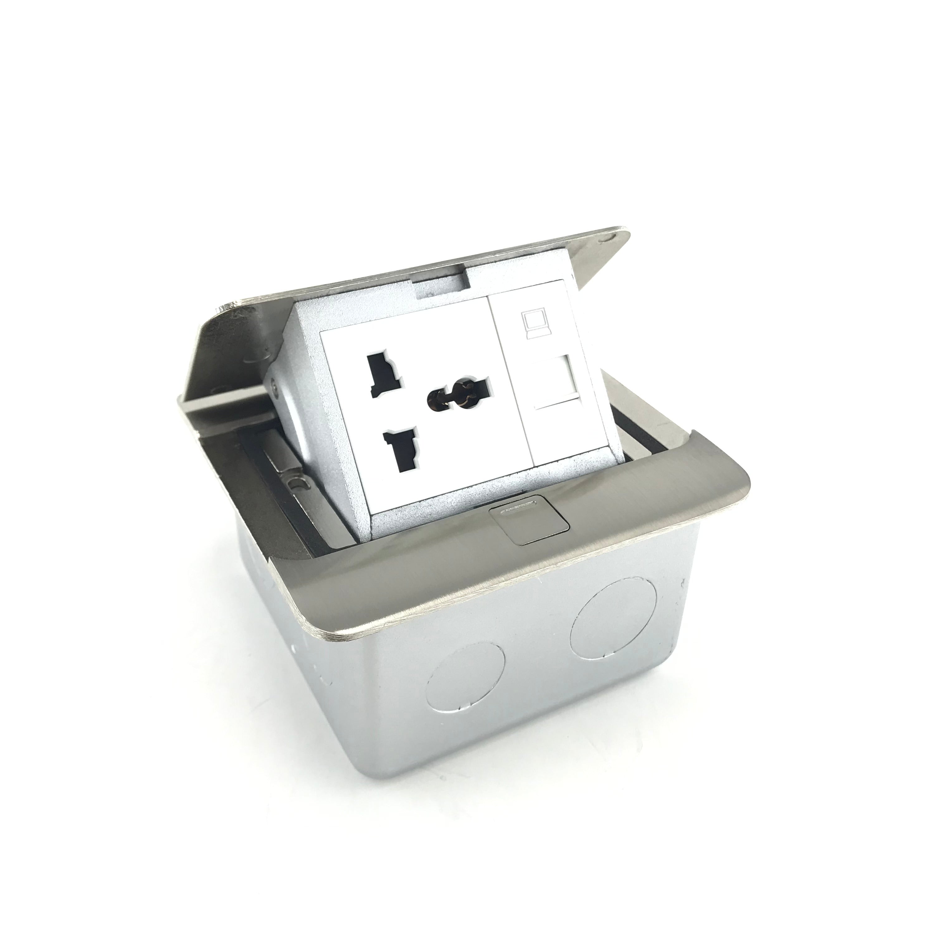 Single Floor Socket With 1 Data Port Tronic Uganda Limited