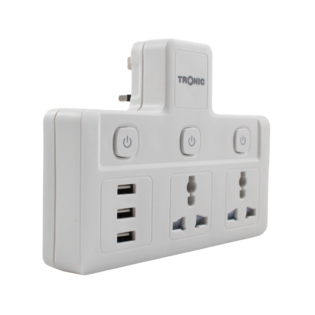 Multi Socket Adaptor With USB – TRONIC UGANDA LIMITED