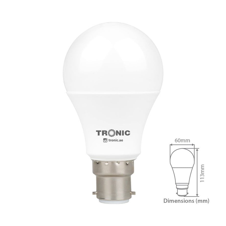 9 Watts LED B22 (Pin) Bulb – TRONIC UGANDA LIMITED