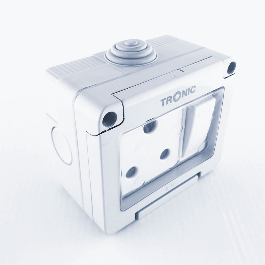 Waterproof Single Socket 15Amps – TRONIC UGANDA LIMITED