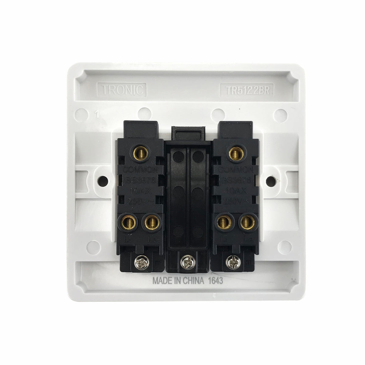 Big Button 2 Gang 2 Way Switch – TRONIC UGANDA LIMITED