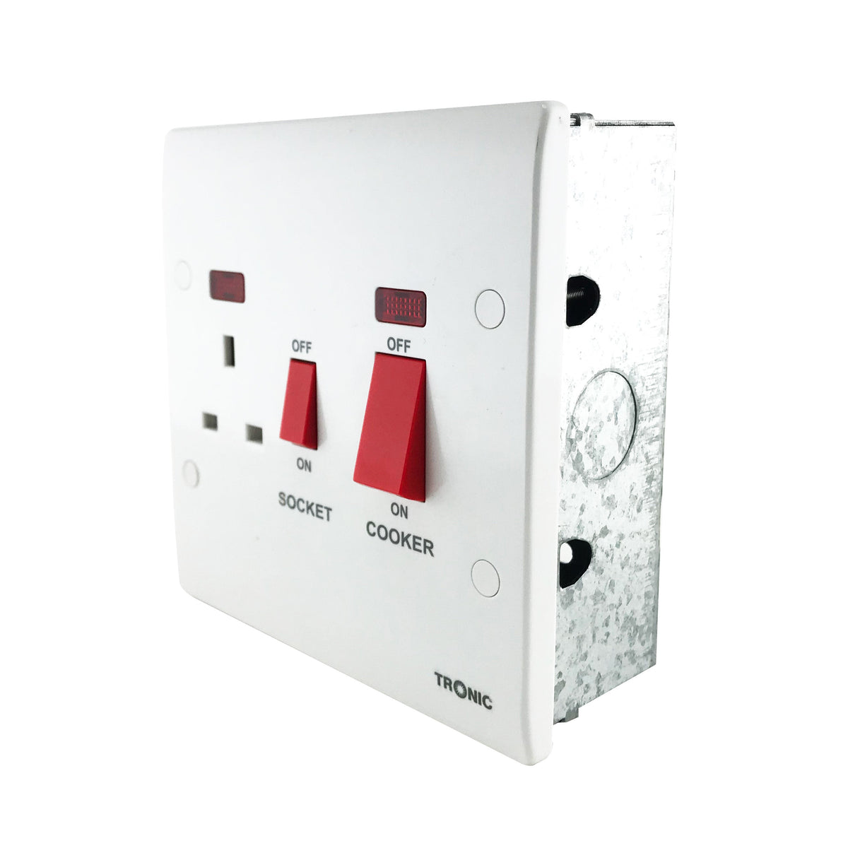 Cooker Unit with Galvanized Iron Switch Box – TRONIC UGANDA LIMITED