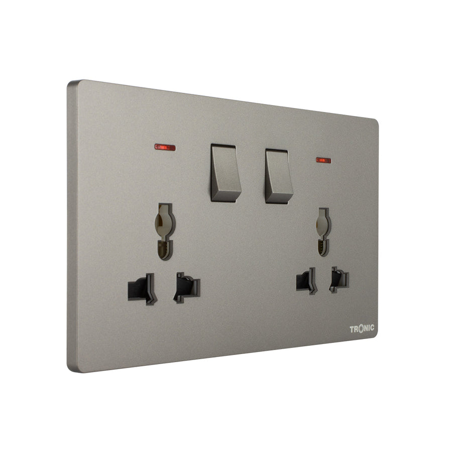 Universal Switch Socket Twin – TRONIC UGANDA LIMITED