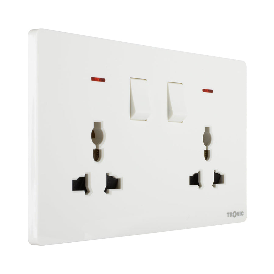 Universal Switch Socket Twin – TRONIC UGANDA LIMITED