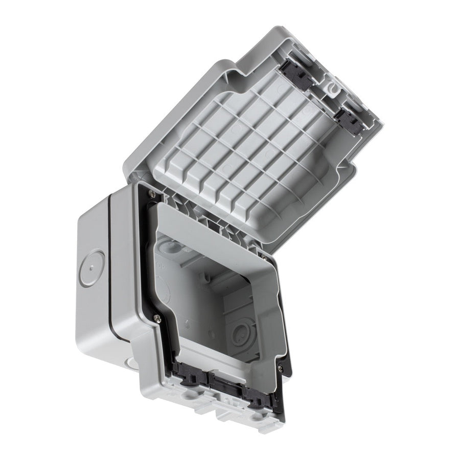2 Gang Socket Enclosure IP66 – TRONIC UGANDA LIMITED